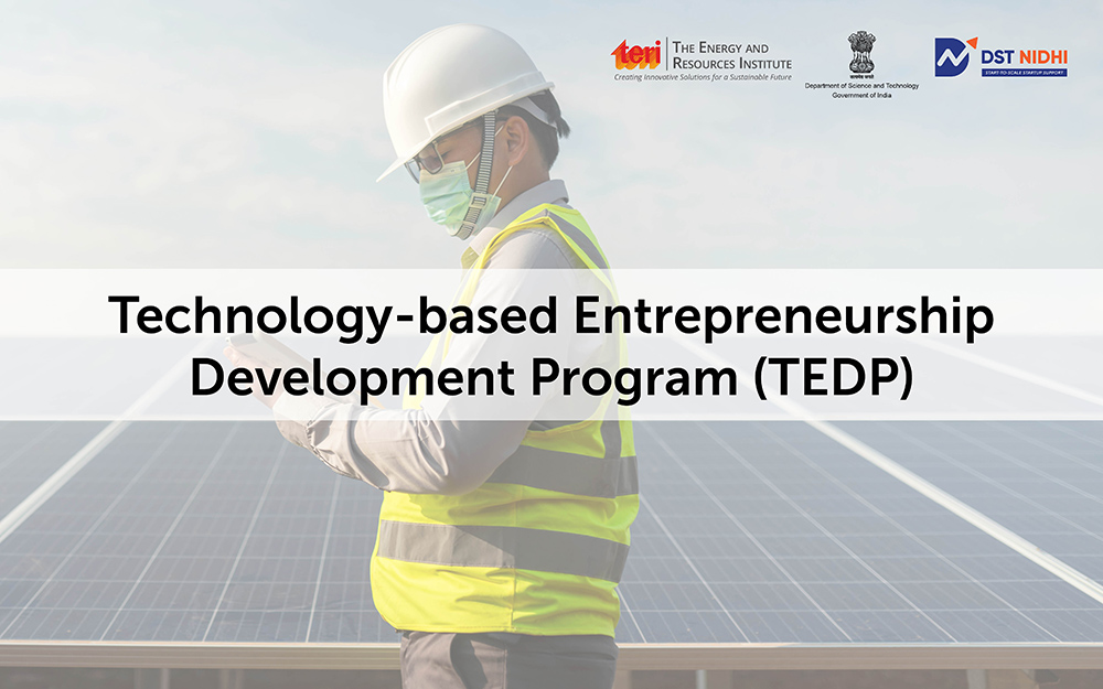 Online Solar Technology Based Entrepreneurship Development Programme (TEDP) | TERI